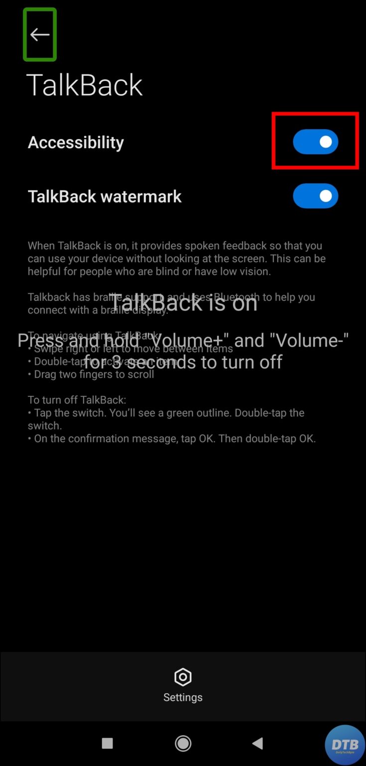 2 Ways to Fix Talkback is On in Redmi Phones