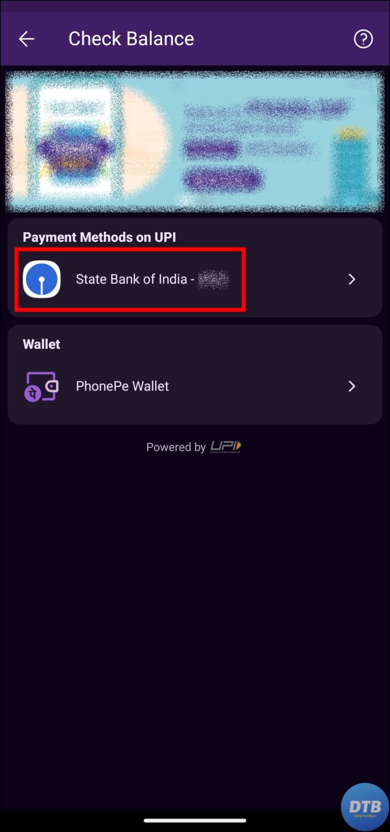 2 Ways To Check Bank Account Balance In PhonePe